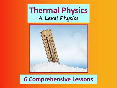 thermal physics a level physics teaching resources
