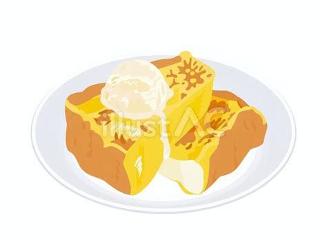 フレンチトーストイラスト No 24094241｜無料イラスト・フリー素材なら「イラストac」
