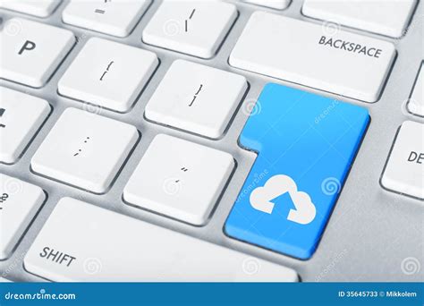 keyboard cloud computing stock image image of information 35645733