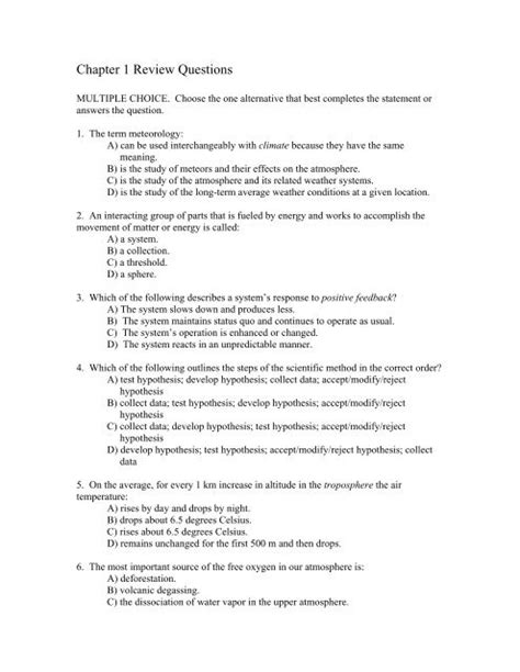 chapter 6 review questions jillianncemre