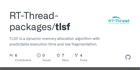 Github Rt Thread Packagestlsf Tlsf Is A Dynamic Memory Allocation