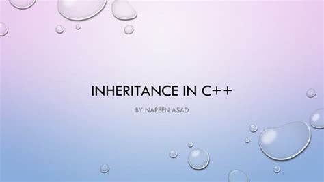 inheritance pdf