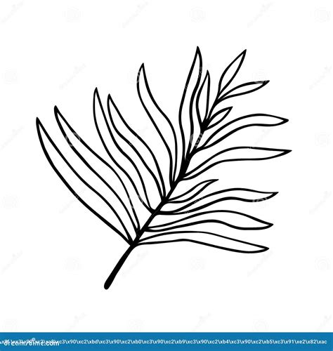 Tree Branch With Leaves Vector Icon Stock Vector Illustration Of Branch Jungle