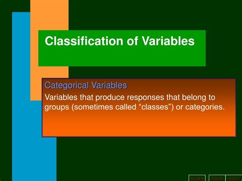 Ppt Classification Of Variables Powerpoint Presentation Free