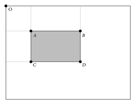 Example Of A Rectangle In An Integral Image The Sum Of Its Pixels Download Scientific Diagram