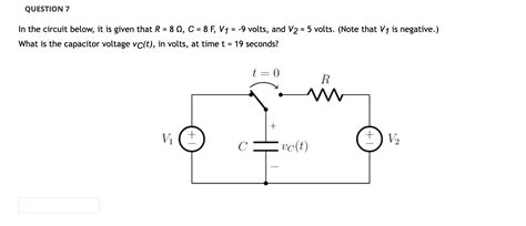 Solved In the circuit below it is given that R Ω C Chegg