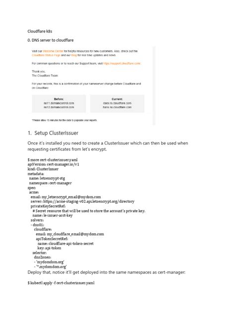 Cloudflare K8s Pdf Internet Standards Information Technology