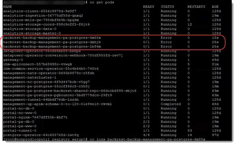 GitHub IbmArtifacts APICv On OCP Postgres Pod Failures This Is A Specific Issue On APIC V