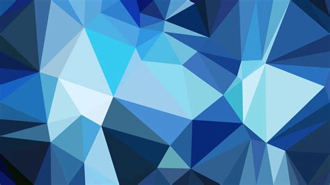 Free Download Dark Blue Polygonal Abstract Background