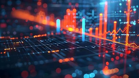 Dynamic Data Visualization Charts And Graphs For Futuristic Ecommerce Analytics Insights Concept