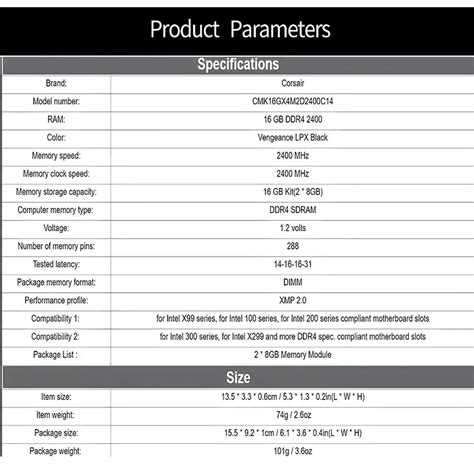 Corsair Ddr4 Ram 데스크톱 메모리 복수 16gb 8gb 3200mhz 3600mhz Dimm Memoria Rams Pc4 게임 메모리 지원 마더 보드