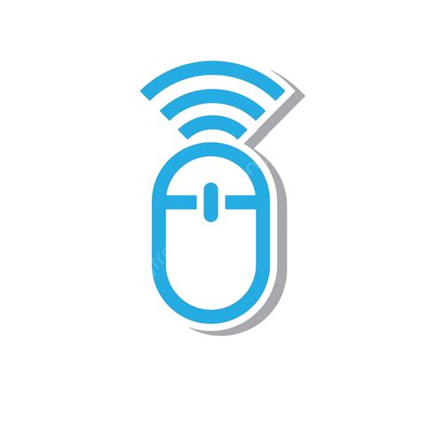 Flat Color Wireless Mouse Icon Color Wireless Mouse Icon Vector Color