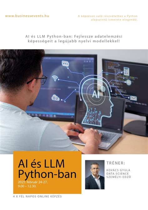 Ai Llm Python Onlineképzés üzletfejlesztés