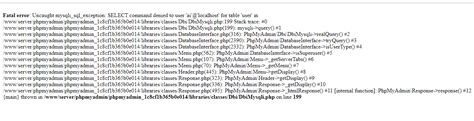database error aapanel free hosting control panel one click lamp lemp