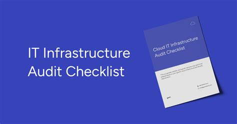 Cloud It Infrastructure Audit Checklist It Infrastructure Perfected