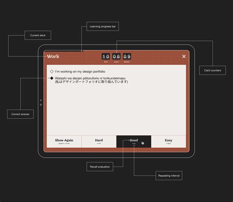 Anki Interface Redesign Ux Ui Behance