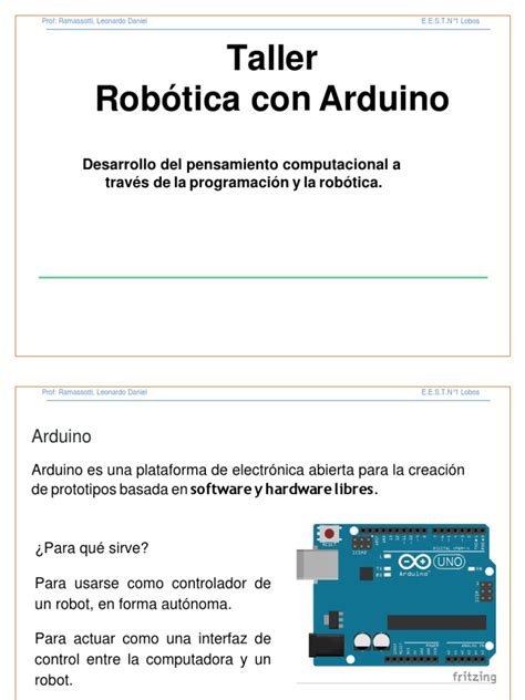 Taller Arduino Pdf Arduino Ingenieria Eléctrica