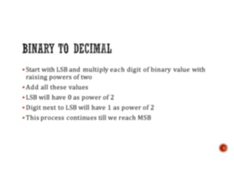 SOLUTION Binary To Decimal Octal And Hexadecimal Convertion Studypool
