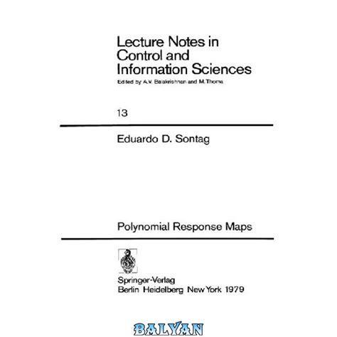 دانلود کتاب polynomial response maps بلیان