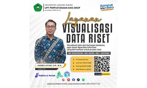 Layanan Visualisasi Data Riset Pustaka Unilak