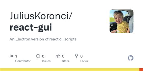 Github Juliuskoroncireact Gui An Electron Version Of React Cli Scripts