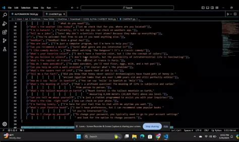 Video Internship At Code Alpha Chatbot Ui Aatka Posted On The