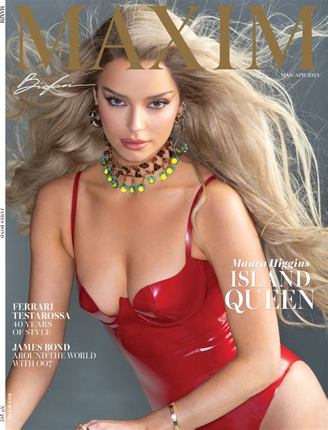 Maura Higgins Is Maxim S March April Cover Star Maxim