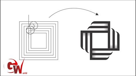 Coreldraw Design Create Trick Coreldraw Tutorials Youtube