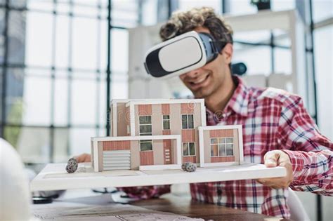 Virtual Reality Futuristic Design Technology Architect Or Design