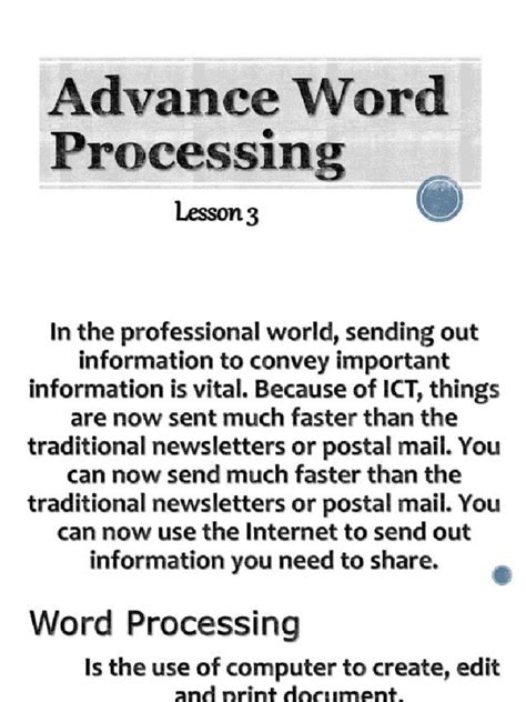Lesson 31microsoft Word Mail Merge Pdf