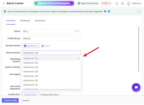 adding browser environment nstbrowser