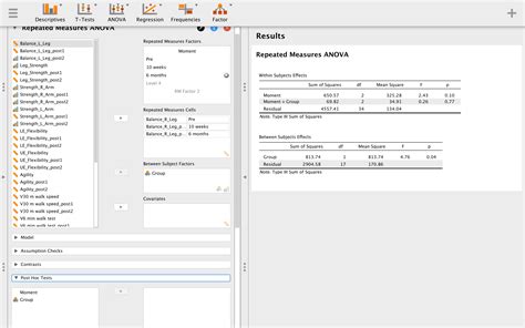 Is It Possible To Perform A Post Hoc Tests For Betweenwithin