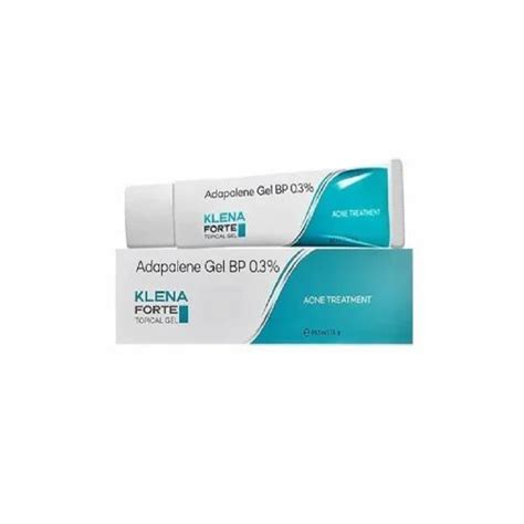 Differin Generic Adapalene Gel 0 3 Klena Forte Gel 0 3 Strength 2