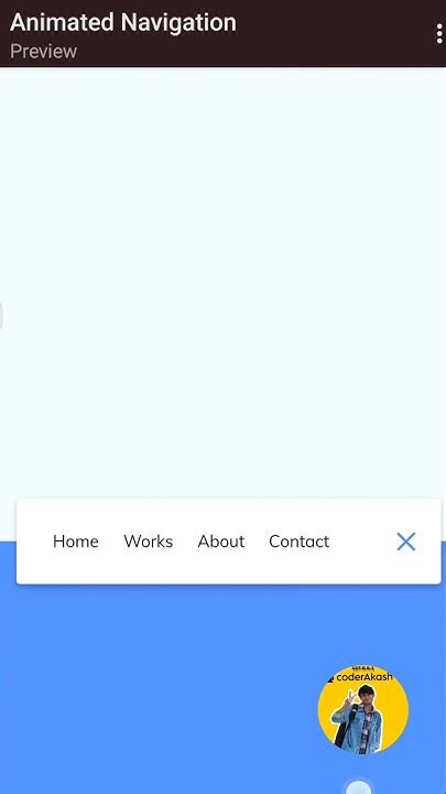 animated navbar html css bootstrap coding programming html5