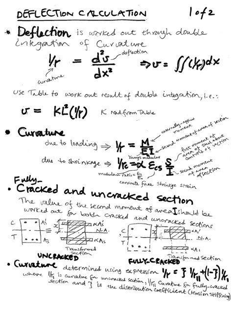 Deflection Calculation Pdf