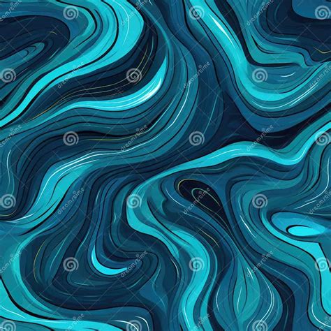 Seamless Texture Blue Waves Stock Illustration Illustration Of Water Blue 289163286