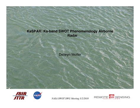 Pdf Ka Band Swot Phenomenology Airborne Radar Delwyn Moller Dokumen Tips
