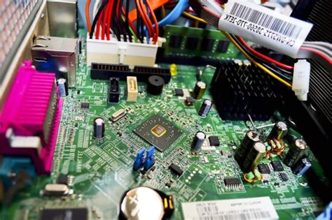 무료 사진 세부 사항 마더보드 프로세서 구성 요소 전자 제품 산업 기술 기계 칩 전기