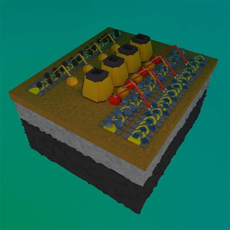 Factorio Island R Blender