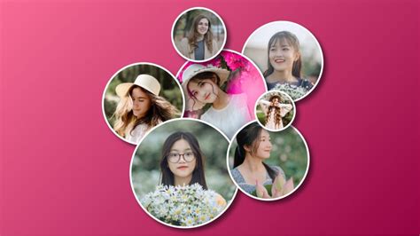 create simplest photo collage with hover effect in html codingkite