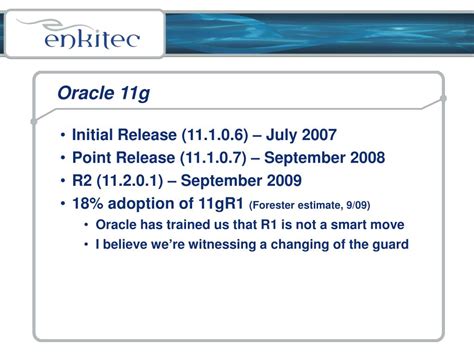 ppt upgrading to oracle 11g powerpoint presentation free download