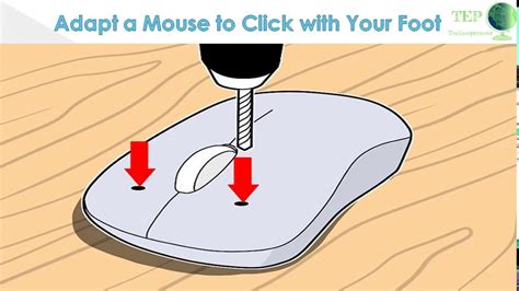 How To Adapt A Mouse To Click With Your Foot Youtube