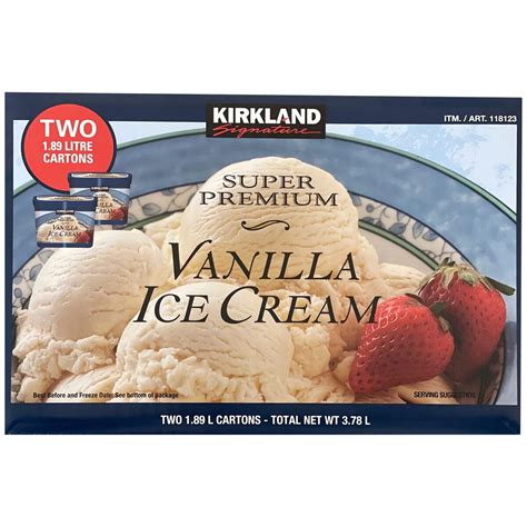 Costco Vanilla Ice Cream