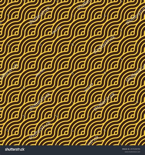 Overlapping Circle Pattern Background Modern Seamless Stock Vector Royalty Free 2575359793