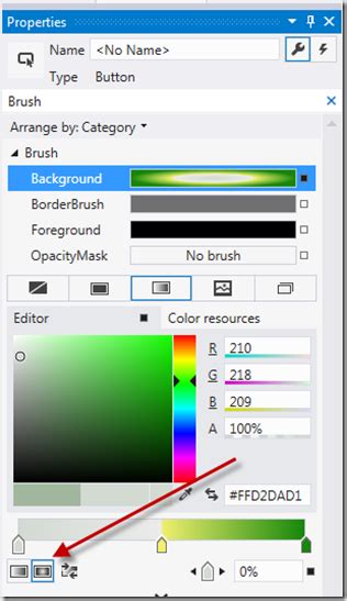 A First Wpf Application For Winforms Developers 6 Button With Radial Gradient Event Handler