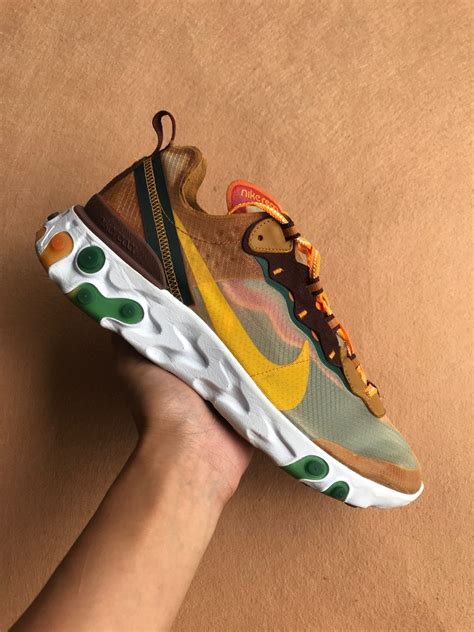 Nike Element React 87 Orange Peel On Carousell