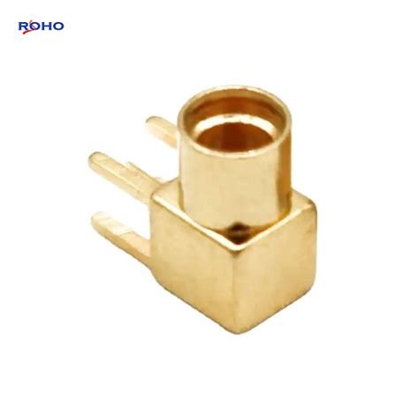 MMCX Jack Female Right Angle Connector Solder Attachment Thru Hole For PCB Manufacturer