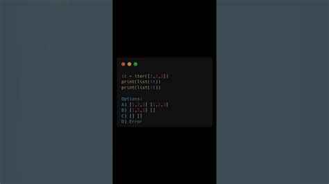 Python Iterators Explained In 30 Seconds Youtube