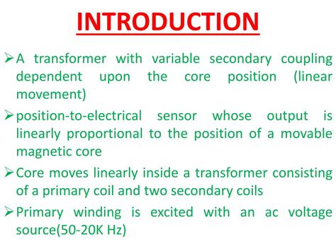 Ppt Linear Variable Differential Transformer Powerpoint Presentation Id2405251