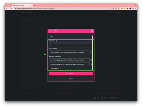 migrate multisig account darwinia network documentation